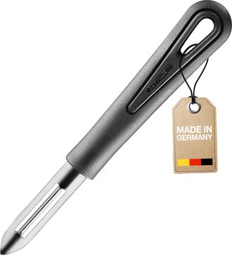 Westmark Sparschäler mit feststehender Klinge, Gentle, Edelstahl, Schwarz, 28062270