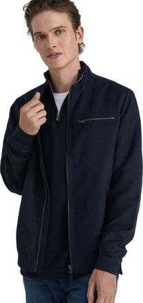 Springfield Herren Wildlederoptik Jacke, Marineblau, M