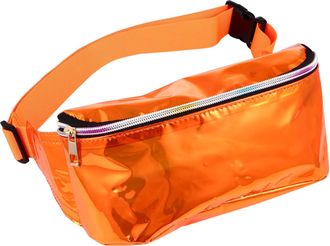 Holibanna Abaodam PVC Transparente H&uuml;fttasche Damen Wasserfeste Bauchtasche mit Verstellbarem Gurt Strapazierf&auml;hige Brusttasche mit Leichtg&auml;ngigem Rei&szlig;verschlus