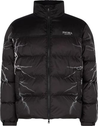 Phobia Archive Homme, Vestes, Noir, Taille: XS Puffy Jacket