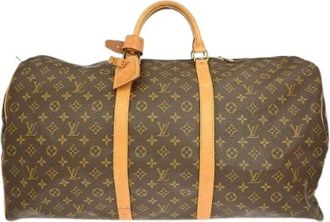 Louis Vuitton unisex, Pre-owned, Brun, Taille: ONE Size Sac week-end en toile vintage Pre-owned