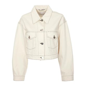 Closed Boxy Denim Jacket - - Jackets - Damen - Beige - L