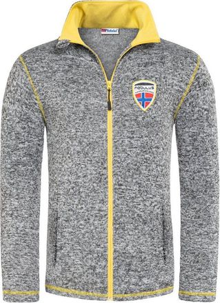 Nebulus Fleecejacke LANAI, P5157 - Herren, grau-gelb, M