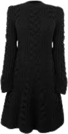 Alexander McQueen Damen, Kleider, Schwarzk, SGr&ouml;&szlig;e