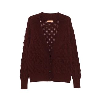 Ermanno Scervino Cardigans - Femme - Pulls - Rouge - Taille: 40 FR