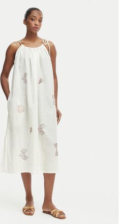 iconique Sommerkleid Ava IC26-017 &Eacute;cru Relaxed Fit