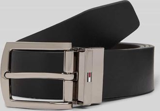 Tommy Hilfiger G&uuml;rtel aus echtem Leder mit Logo-Applikation