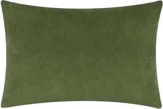 furn. Yard Darland Samtkissen mit Polyesterfüllung - Olivenöl - 40 x 60 cm