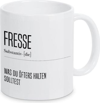artboxONE Tasse Fresse von AB1 Edition - Kaffeetasse Typografie