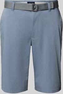 Christian Berg Bermudas aus Light Baumwolle mit G&uuml;rtel