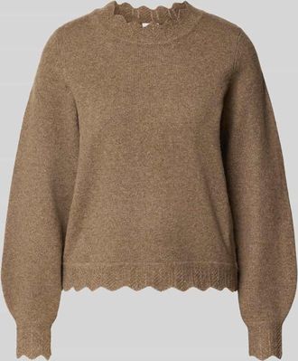 Vila Strickpullover mit Zackenabschl&uuml;ssen Modell VINIKOLINA