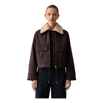 Marc O'Polo Kurze Jacke - - Jackets - Damen - Braun - XS