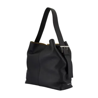Alexander McQueen Womens Shoulder Bag Black Calfskin