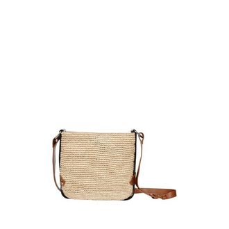 Isabel Marant Mini sac Bayia en raphia et cuir