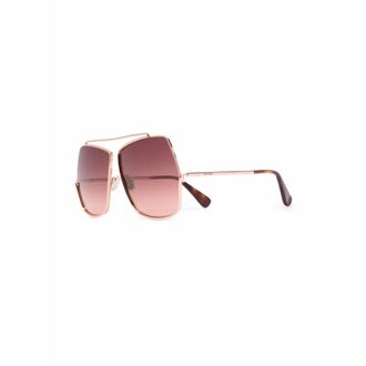 Max Mara Femme, Accessoires, Jaune, Taille: 64 MM Lunettes de soleil