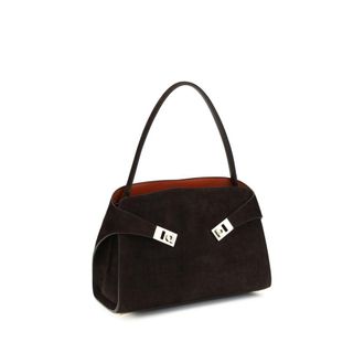 Ferragamo Womens Brown Calf Leather Bos Taurus Shoulder Bag