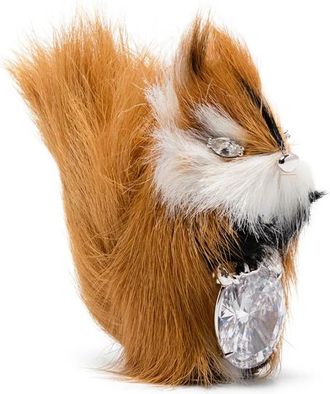 Yvmin Fox Crystal-embellished Earrings