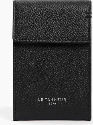 Le Tanneur Etui cl&eacute;s &agrave; rabat Lucien en cuir grain&eacute;