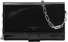 Liebeskind Liebeskind Berlin Lisa, Crossbody Damen, Black Spazzolato, S (HxBxT 15.5cm x24cm x5cm)