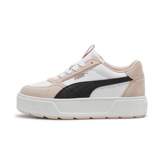 Puma Damen Karmen Rebelle SD Sneaker, White Black-Rose Quartz, 42.5 EU