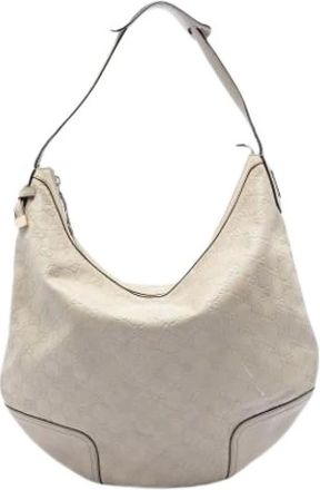 Gucci Sac Hobo Pre-owned - Femme - Pre-owned - Beige - Taille: ONE Size