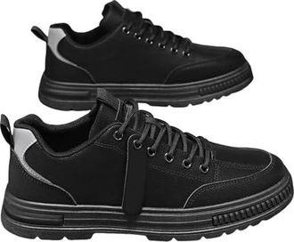 Generic Baskets larges pour homme - Chaussures de travail populaires &agrave; fond plat - Respirantes - Antid&eacute;rapantes - Chaussures de travail basses - Chaussures d&eacute;