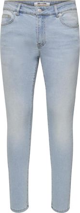 Only & Sons Herren Onswarp Skinny Box PIM DNM Otl, Light Blue Denim, 31 W/34 L