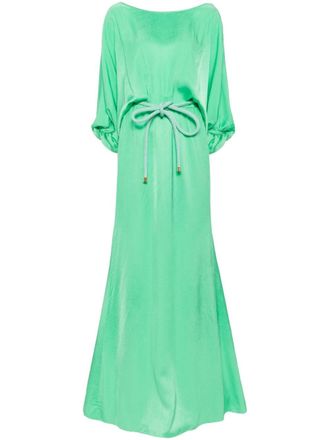 Silvia Tcherassi robe longue Lorella - Vert