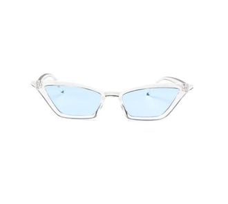 Generic Lunettes De Soleil Unisexes &Agrave; Monture Fine For Les Trajets Domicile-travail, Sports Plein Air Et La Conduite(Blue)