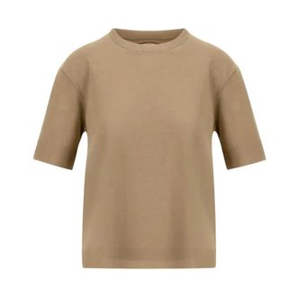Herno Glam Strick T-Shirt - - Tops - Herren - Braun - 2XS