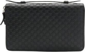 Gucci Pre-owned Cuir petite-maroquinerie - Femme - Pre-owned - Noir - Taille: ONE Size