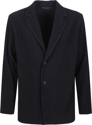 Issey Miyake Homme, Vestes, Bleu, Taille: XL Veste croisée