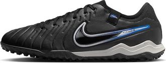 Nike Nike Homme Legend 10 Pro TF Football Soccer Shoe, Black/Chrome-Hyper Royal, 42 EU