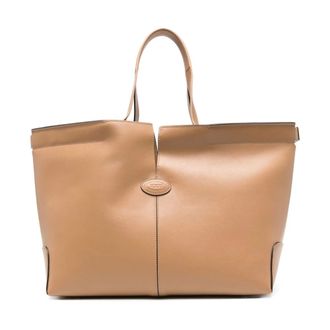 Tod's Femme, Sacs, Brun, Taille: ONE Size Tote Bags
