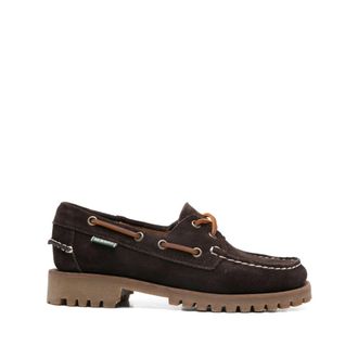 Sebago Braune Wildleder Schn&uuml;rschuhe - - Shoes - Damen - Braun - 38 1/2 EU