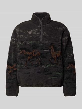 Levi's Fleecepullover mit &uuml;berschnittenen Schultern