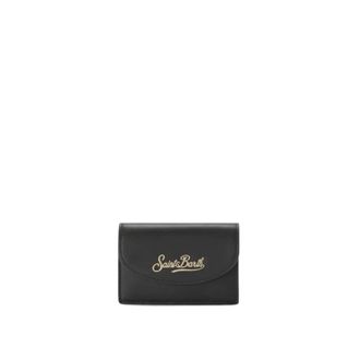 MC2 Saint Barth Kartenetui aus Leder - - Accessories - Damen - Schwarzk - ONE SIZE