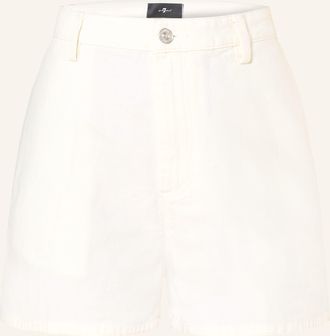 7 For All Mankind Jeansshorts weiss
