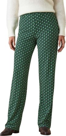 Daxon by - Pantalon &eacute;lastiqu&eacute; en cr&ecirc;pe fluide