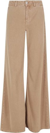 Blumarine Femme, Jeans, Brun, Taille: 38 FR Denim Flare Pant