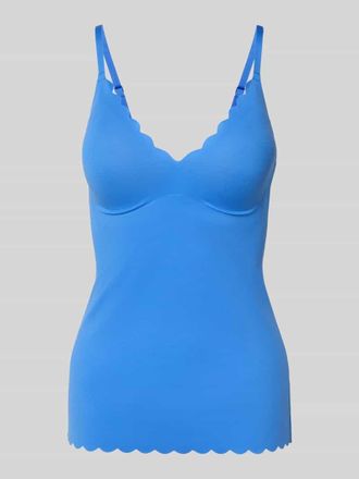 Skiny Unterhemd mit Muschelsaum Modell SENSATION
