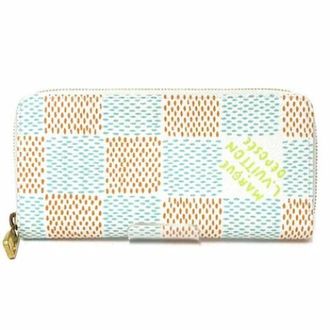 Louis Vuitton Portefeuille en tissu Pre-owned - Femme - Pre-owned - Blanc - Taille: ONE Size