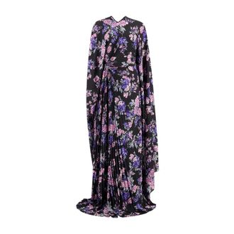 Balenciaga Maxikleid mit Wildblumenstrau&szlig; - - Dresses - Damen - Mehrfarbig - S