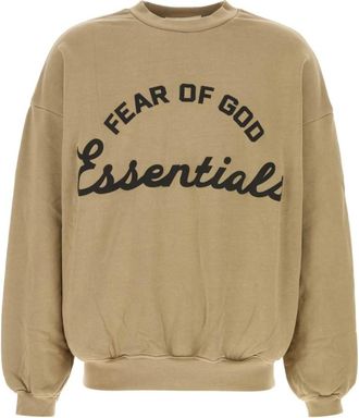 Fear of God Homme, Sweatshirts et sweats &agrave; capuche, Beige, Taille: 2XL SweaT-shirt Oversize en Coton