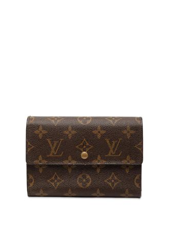Louis Vuitton 2002 Monogram Trifold Wallet small wallets - Braun