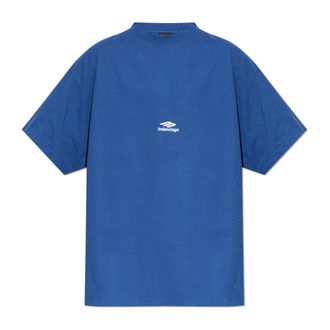 Balenciaga 3B Sports Icon Oversized T-shirt - - Tops - Herren - Blau - M