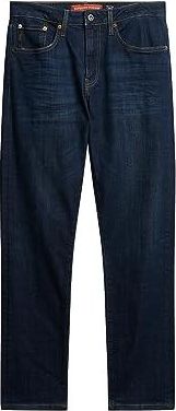 Superdry Jeans Vintage Slim Straight Pants, Rutgers Dark Ink, 31W Homme