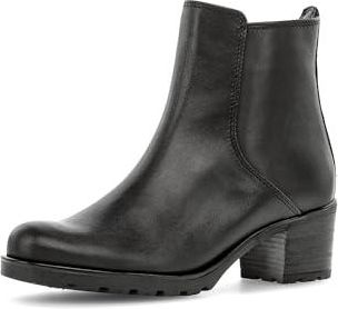 Gabor Bottines Chelsea pour femme, Noir 57., 39 EU