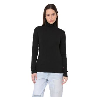 Levi's Damen Dreamy Turtleneck Hemd, Caviar, X-Large