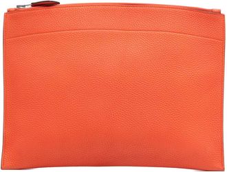 Hermès Clutches - Medium Togo Bazar Pouch - Gr. unisize - in Orange - für Damen
